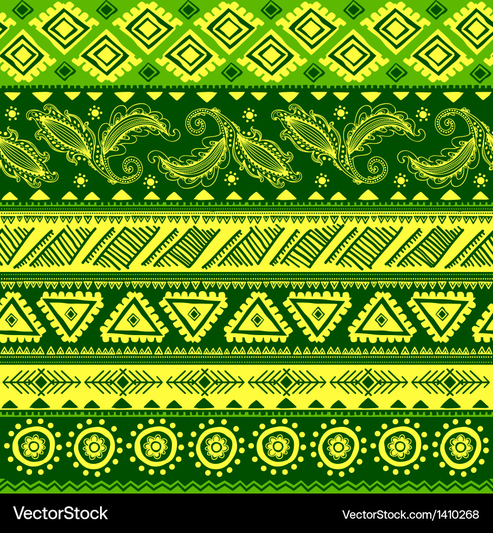 Abstract tribal pattern Royalty Free Vector Image