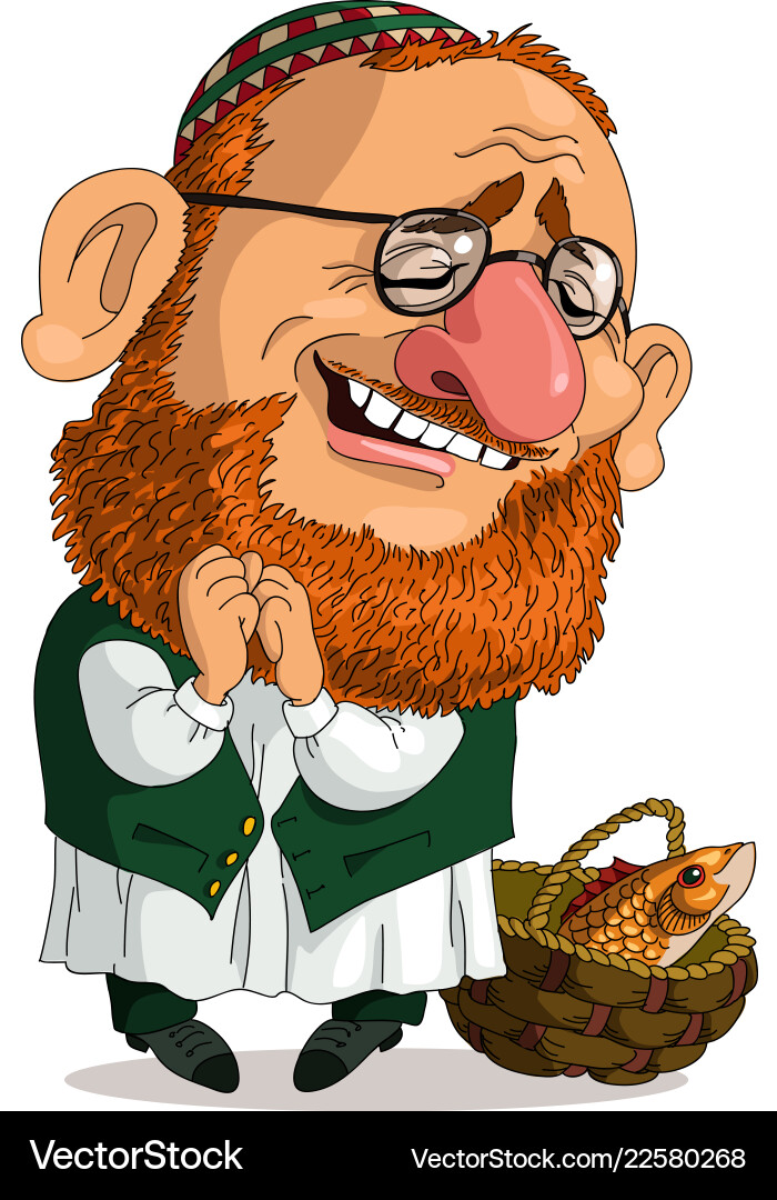 Funny Cartoon Jew Character – Royalty-Free Vector | VectorStock