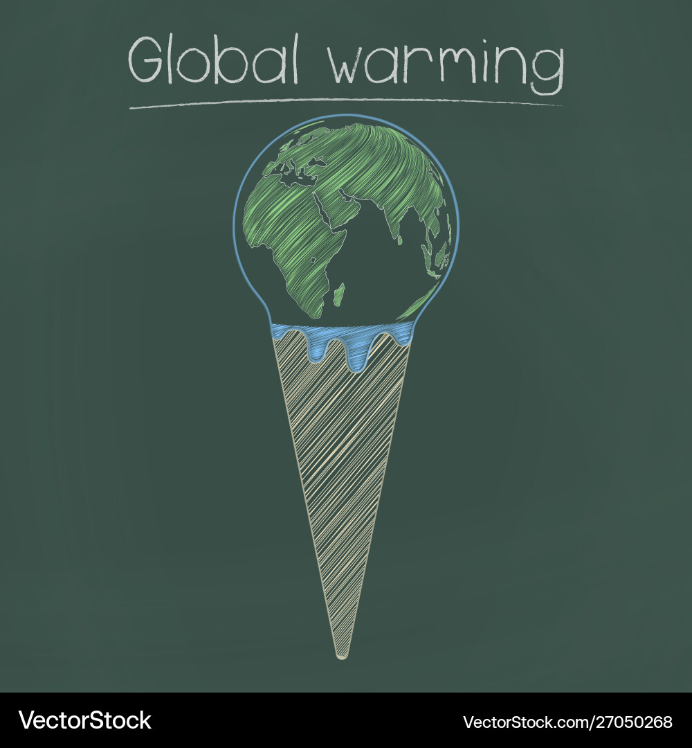 Global warming Royalty Free Vector Image - VectorStock
