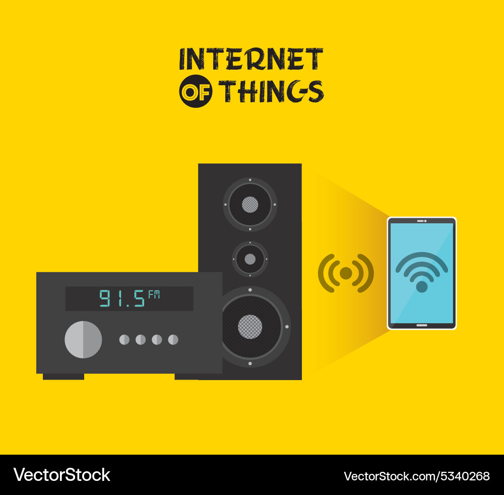 Internet of things Royalty Free Vector Image - VectorStock