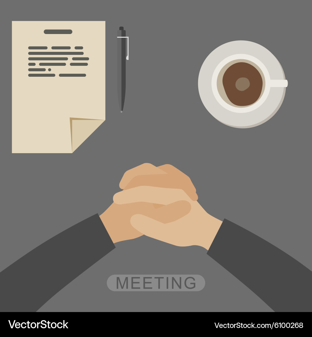 Meeting Royalty Free Vector Image - VectorStock
