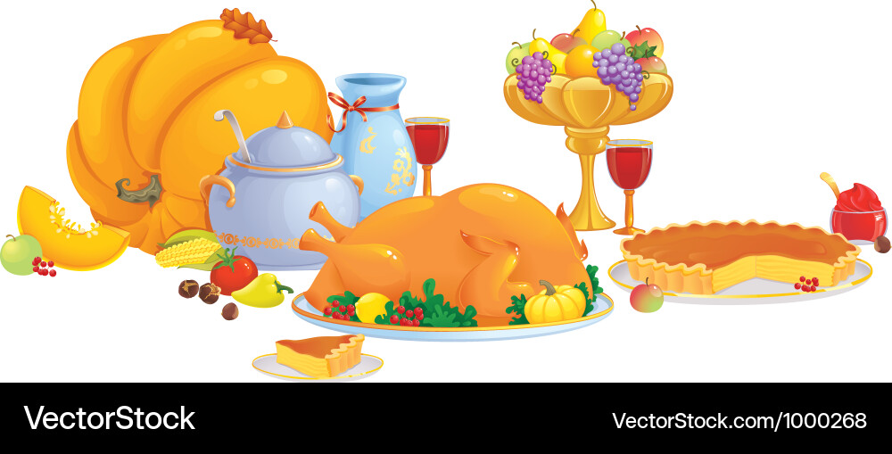 Thanksgiving day Royalty Free Vector Image - VectorStock
