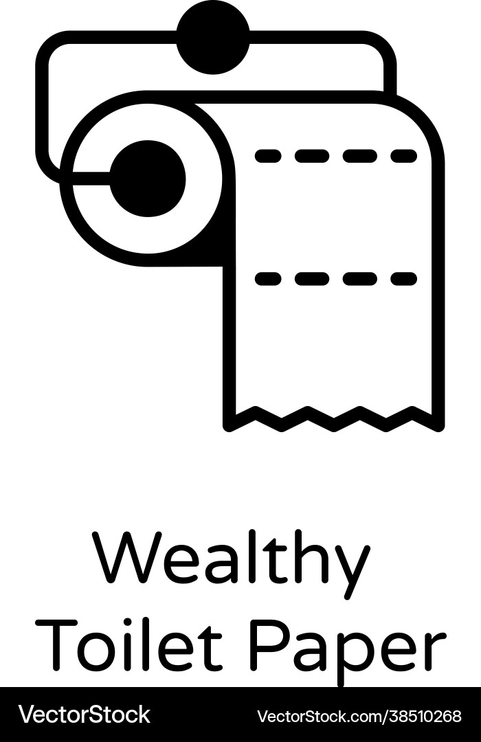 Toilet paper Royalty Free Vector Image - VectorStock