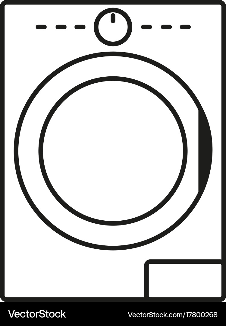 Washing machine icon Royalty Free Vector Image