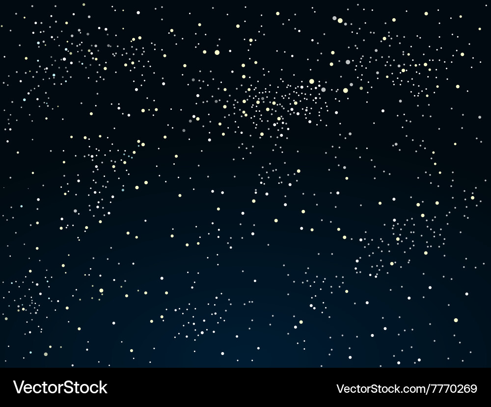 Background starry night sky eps 10 Royalty Free Vector Image