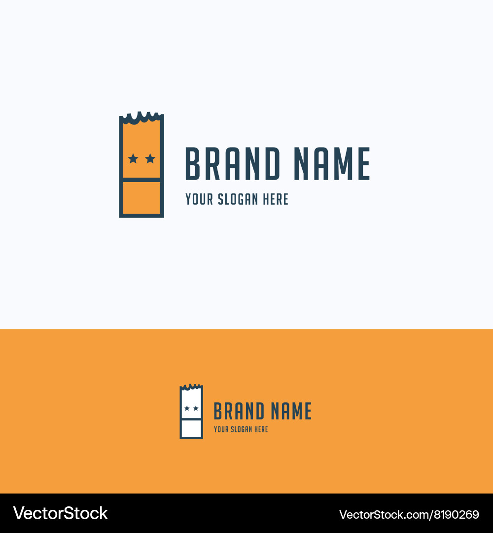 Face rectangle logo Royalty Free Vector Image - VectorStock