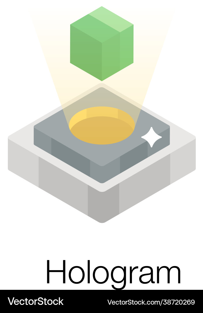 Hologram Royalty Free Vector Image - VectorStock