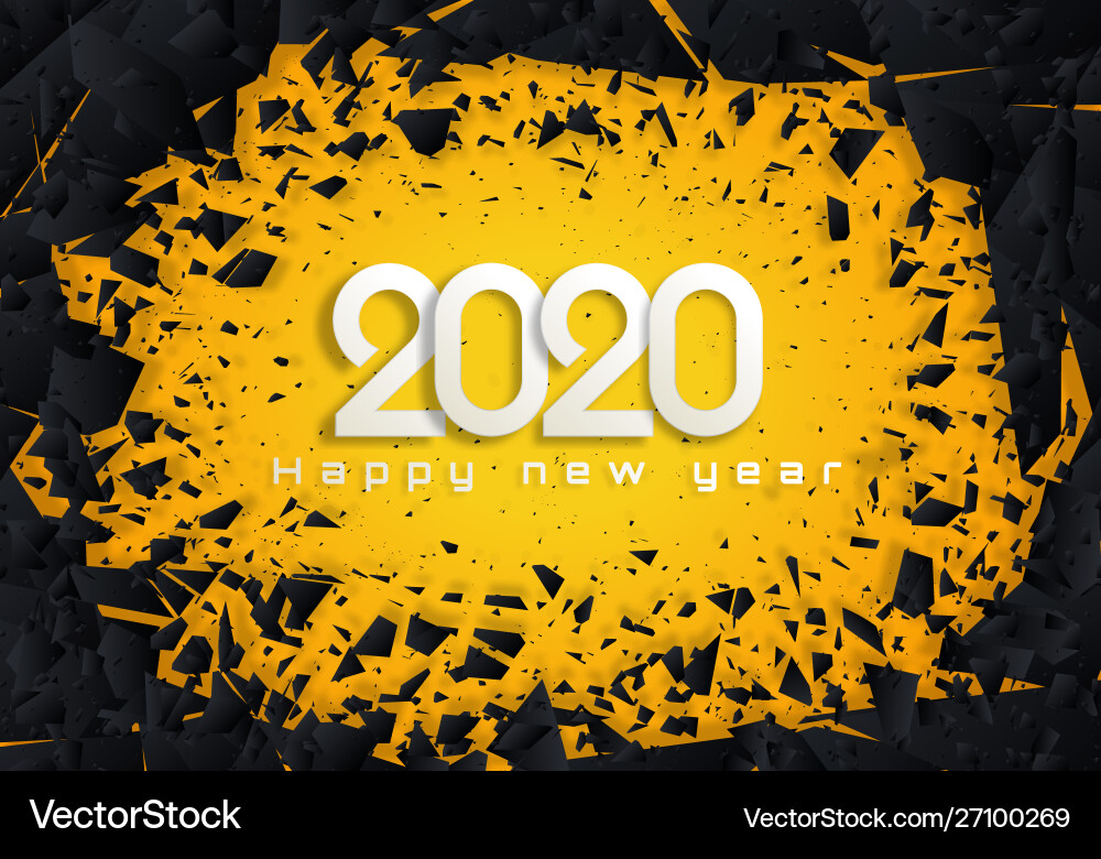 New 2020 year Royalty Free Vector Image - VectorStock
