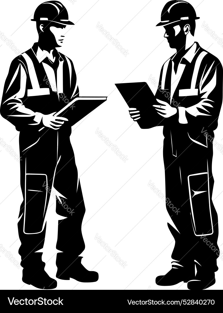 Blueprint bond paper holding engineers emblem Vector Image