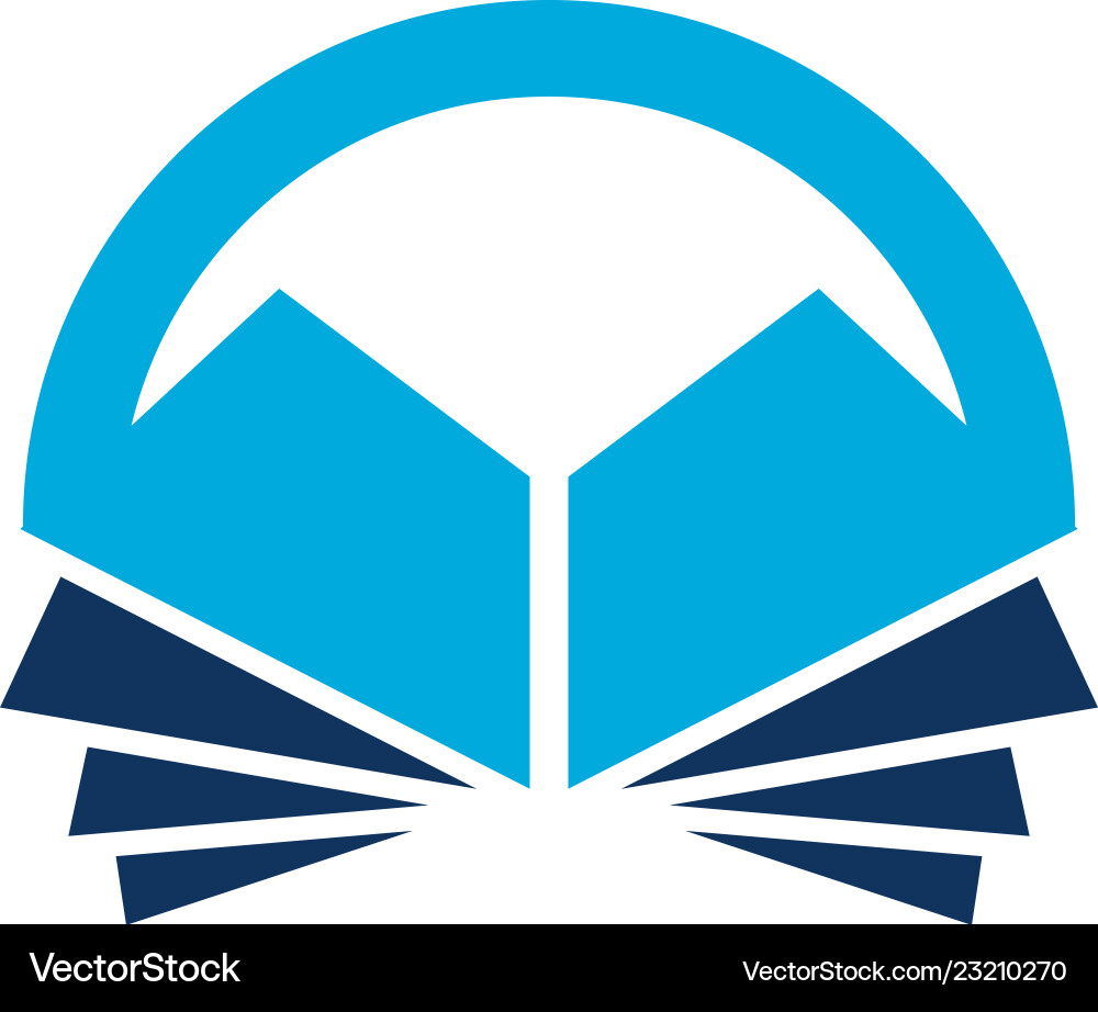 Education & Knowledge Logo Royalty Free Vector Image