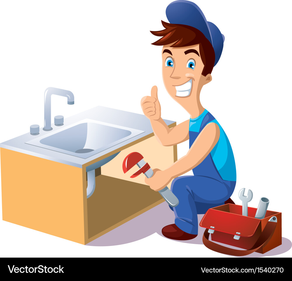 Plumber Royalty Free Vector Image - VectorStock