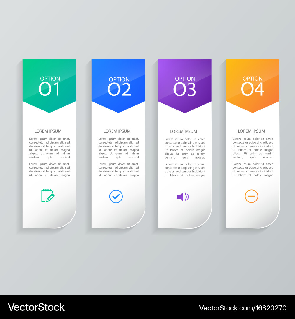 Set of infographic templates Royalty Free Vector Image