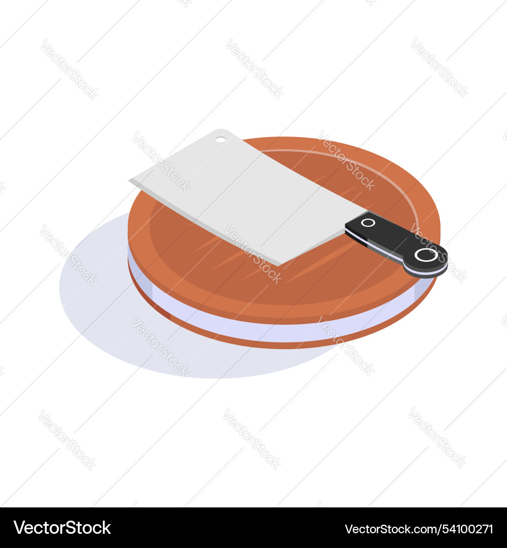 Chopping board Royalty Free Vector Image - VectorStock