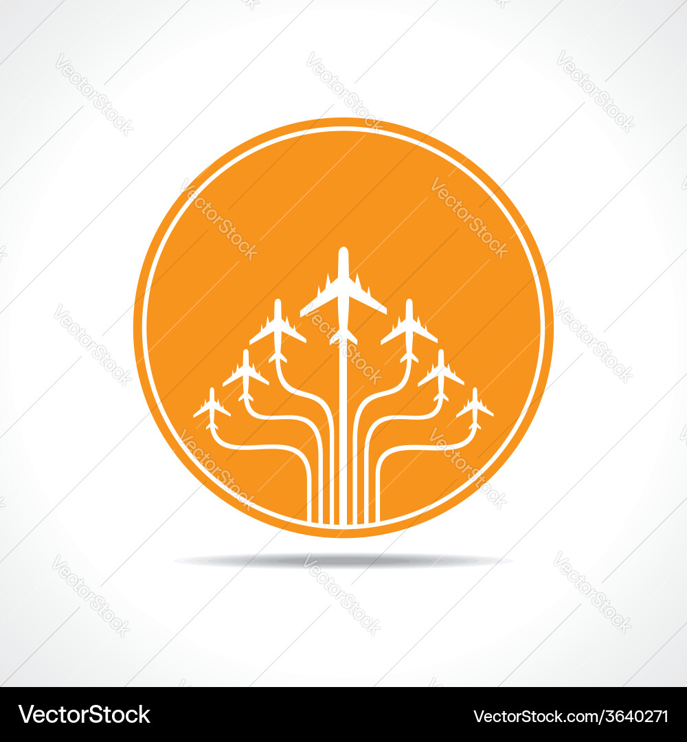 Tour and tourism icon Royalty Free Vector Image