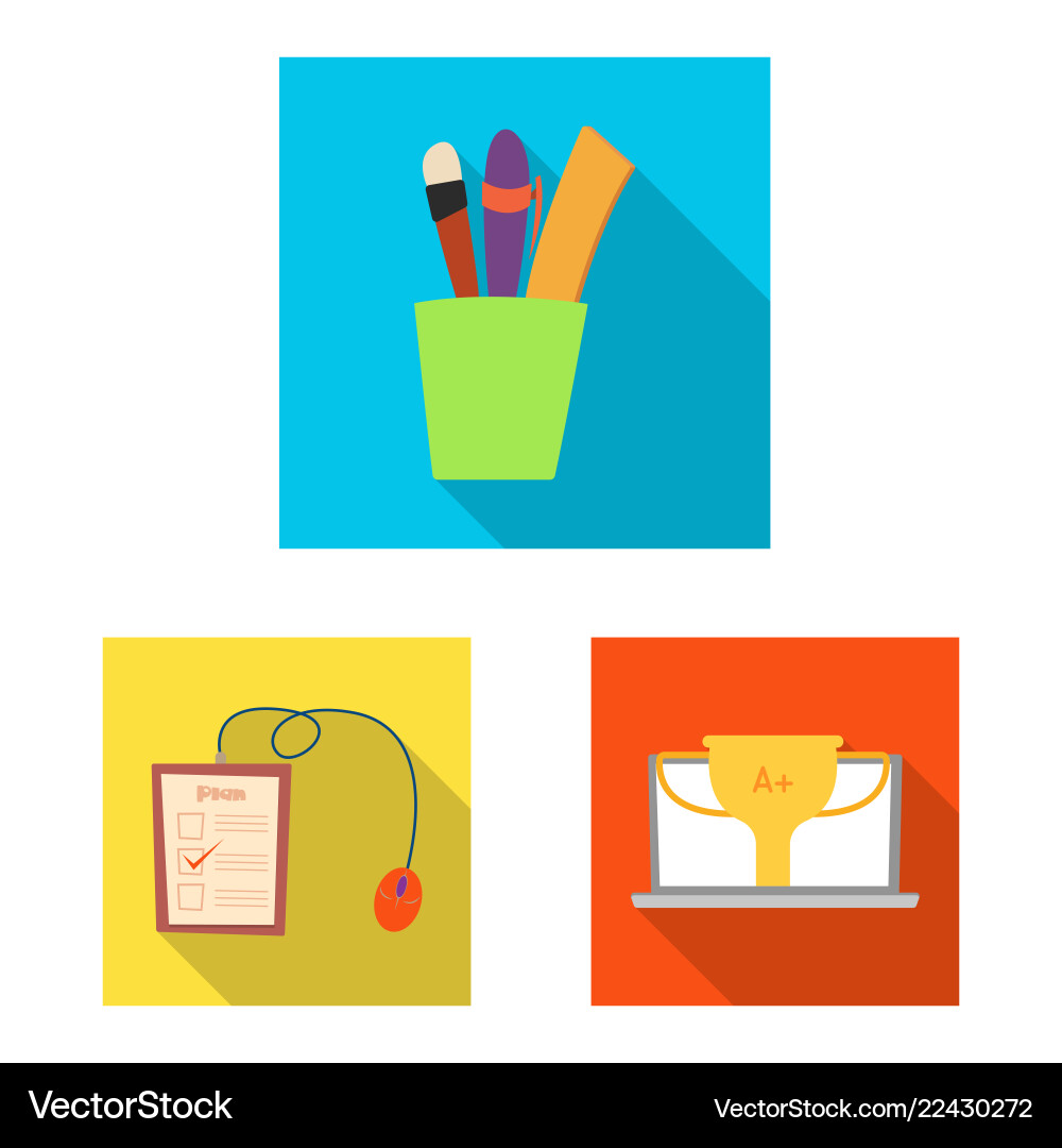 Design of education and learning symbol Royalty Free Vector