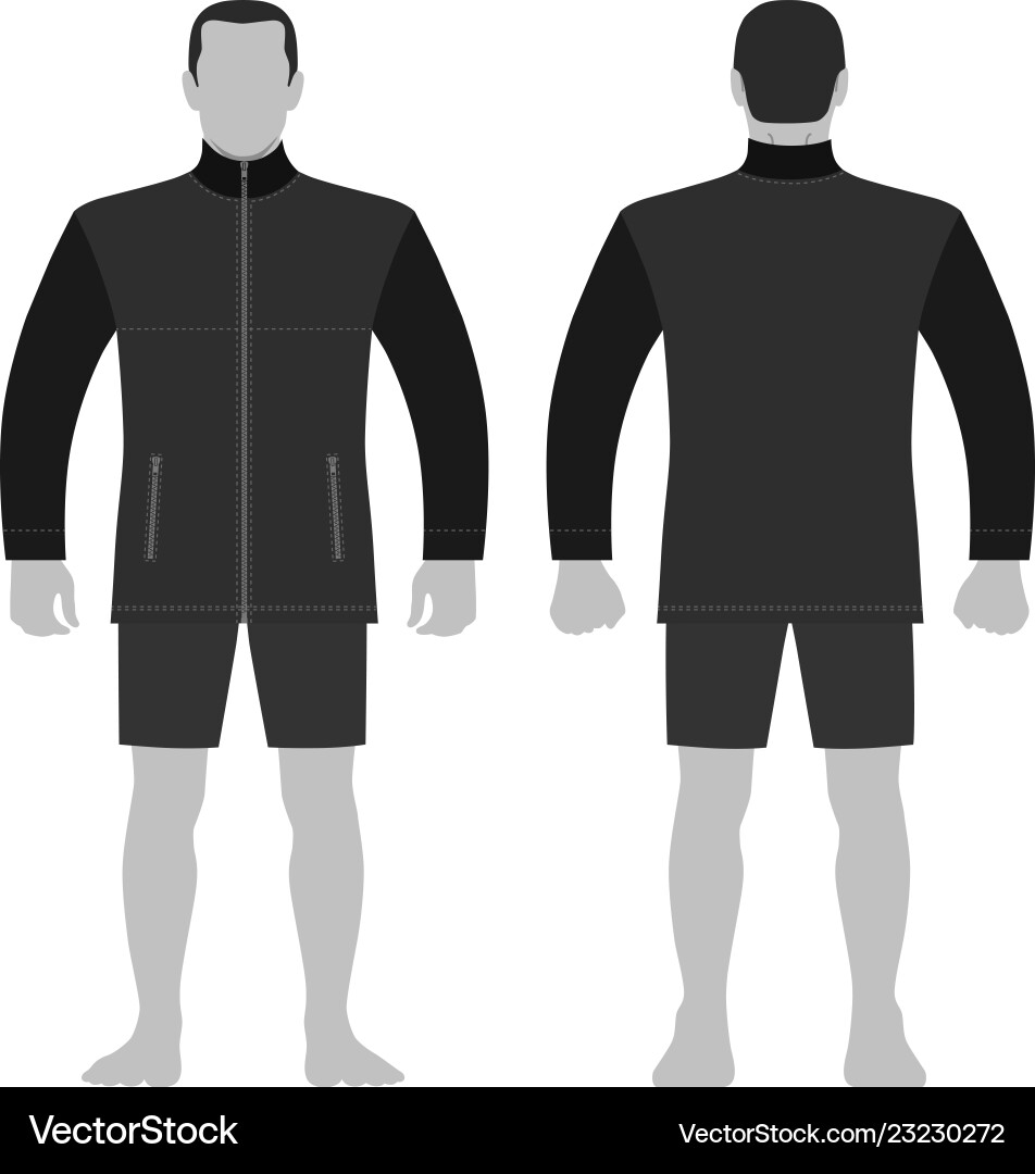 Fashion man figure Royalty Free Vector Image - VectorStock