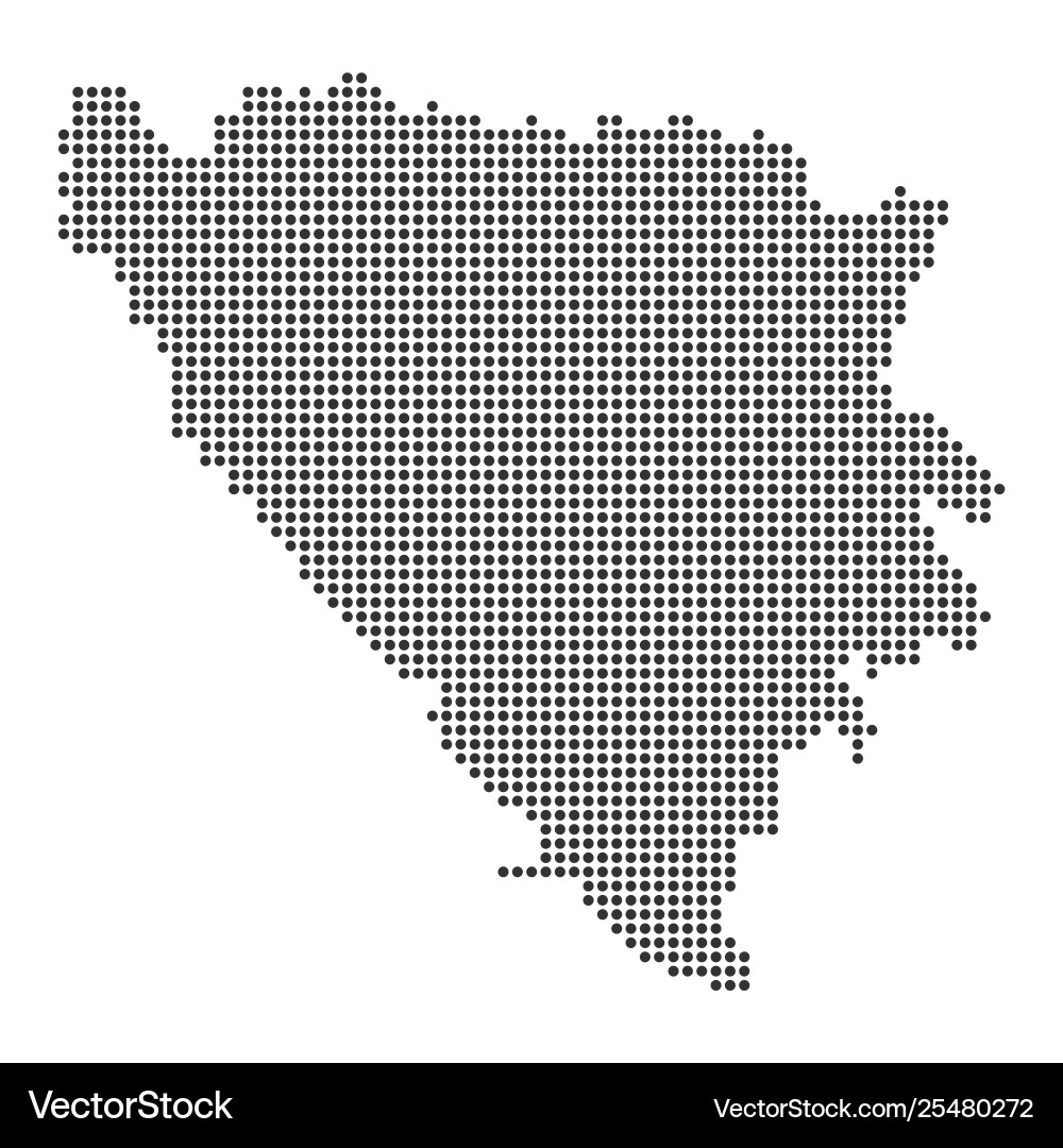 Map with dot Royalty Free Vector Image - VectorStock