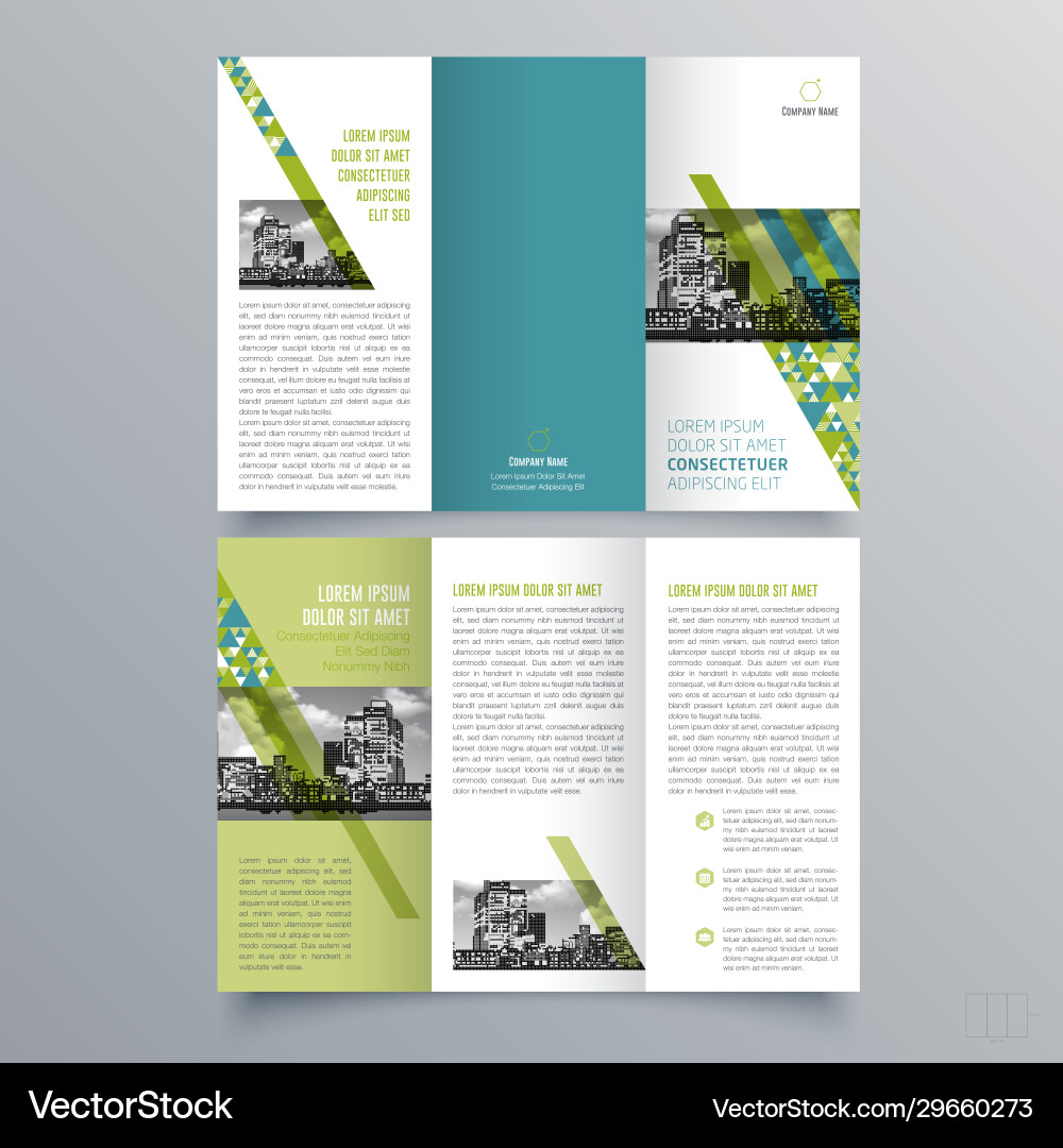 Brochure design 1620 Royalty Free Vector Image