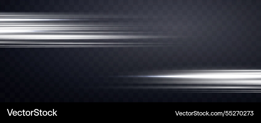 Speed Light Rays Neon Flow Royalty Free Vector Image