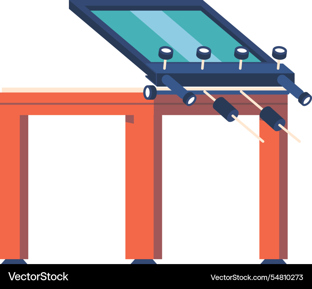 Sublimation equipment tablet heat press Royalty Free Vector
