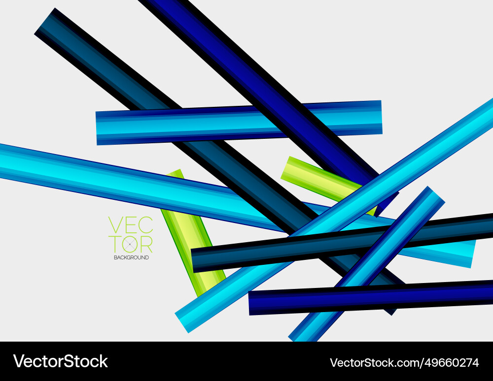 Abstract color straight lines background Vector Image
