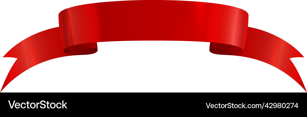 Long ribbon flag composition Royalty Free Vector Image