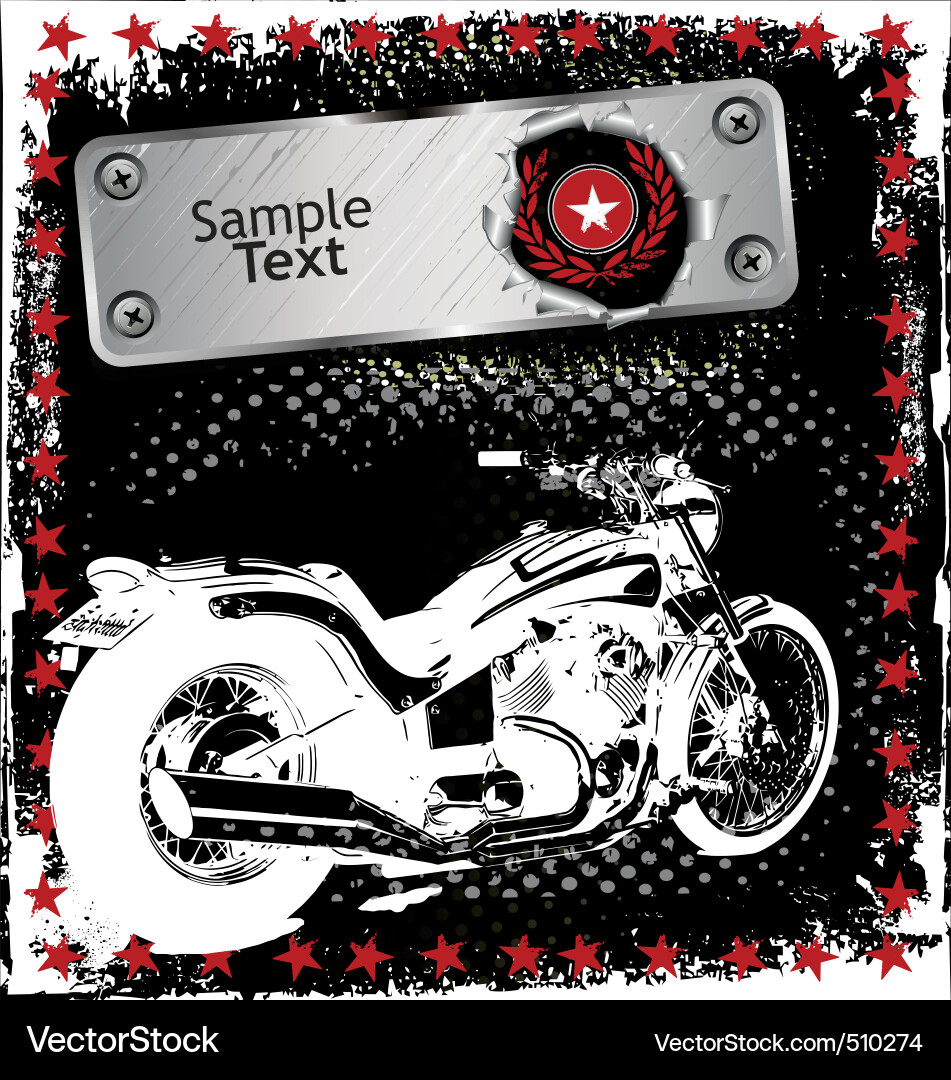 Motorcycle background Royalty Free Vector Image