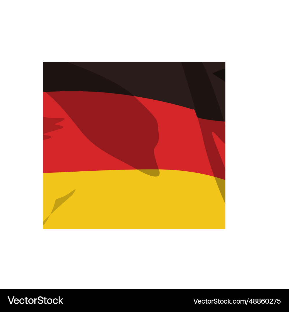 Germany flag cartoon Royalty Free Vector Image