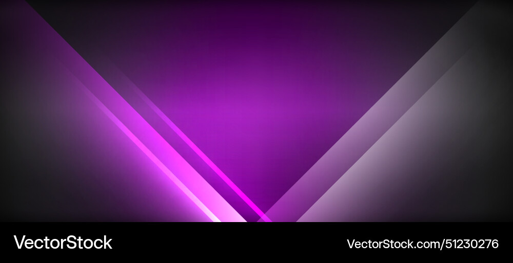 A luminous purple triangle stands out against Vector Image