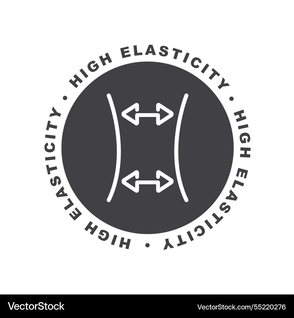 Compression or elasticity icon line Royalty Free Vector