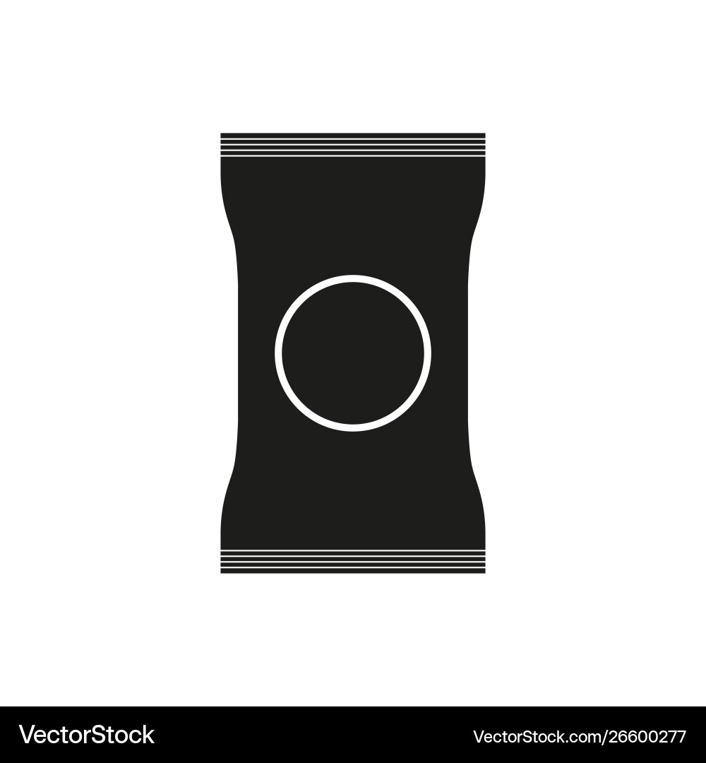 Icon individual packaging simple Royalty Free Vector Image