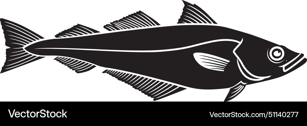 Pollock Royalty Free Vector Image - VectorStock