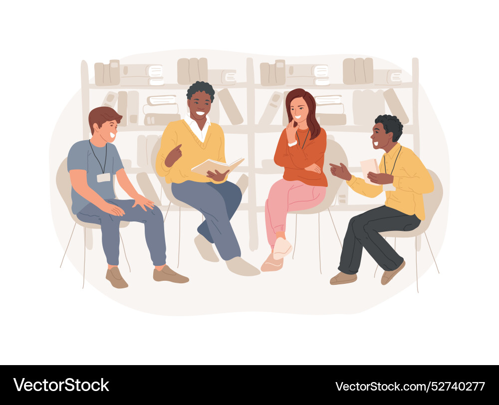 Seminar isolated cartoon Royalty Free Vector Image