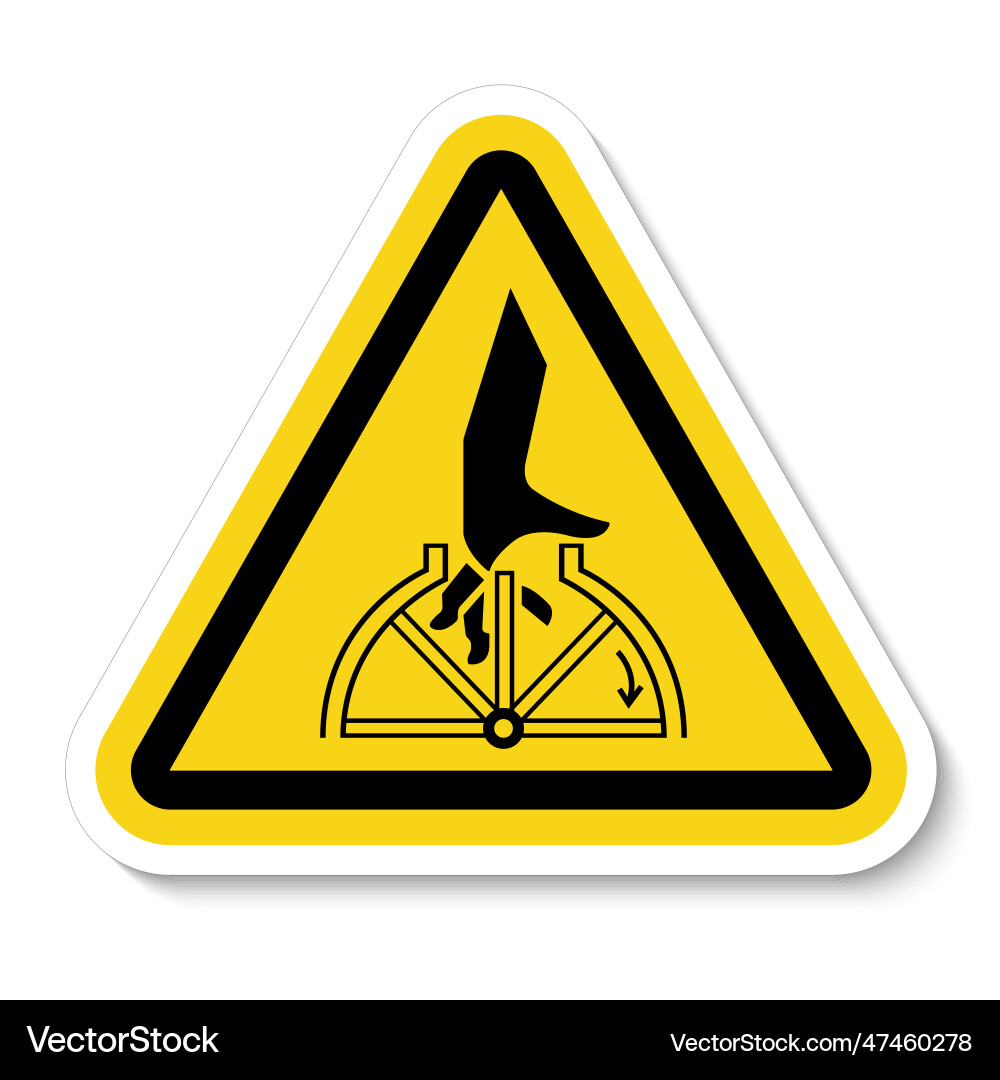 Hand entanglement rotating symbol sign isolate Vector Image