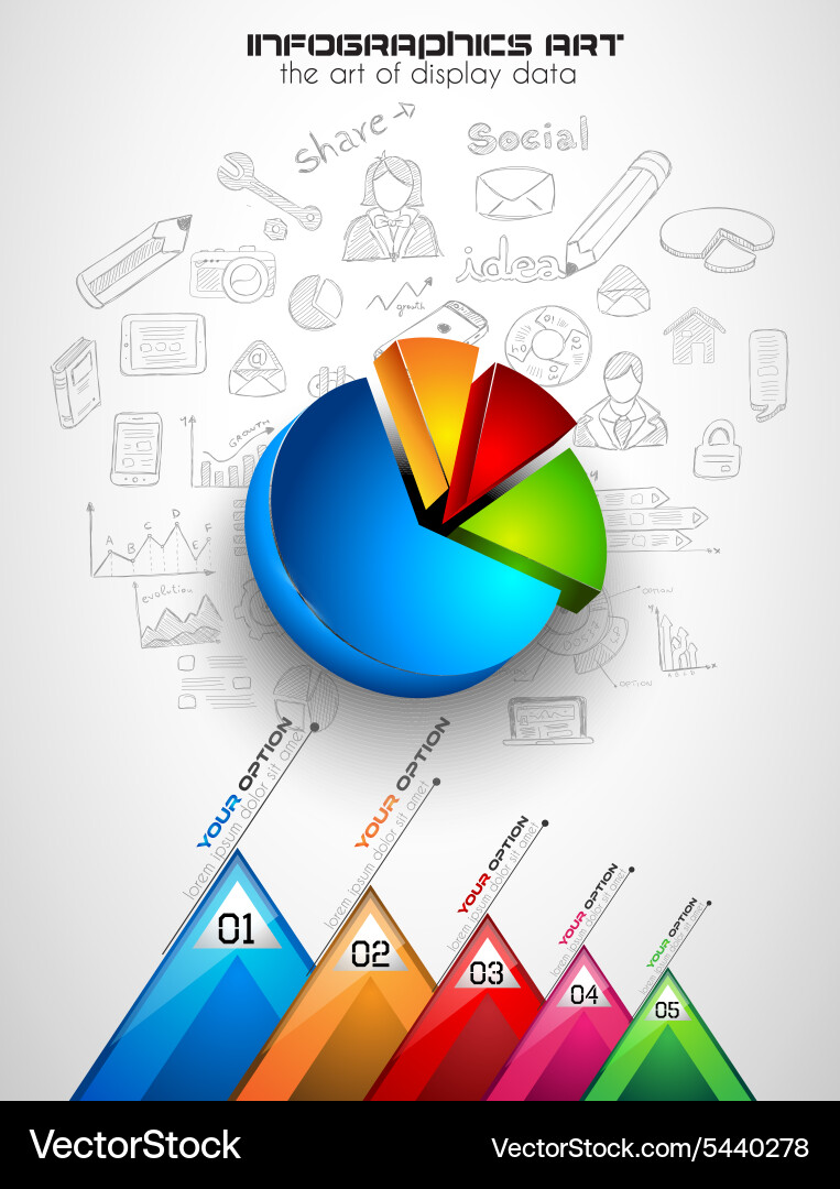 Idea concept layout for brainstorming Royalty Free Vector