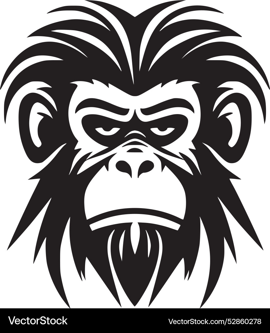 Monkey - high quality logo ideal for t-shirt Vector Image
