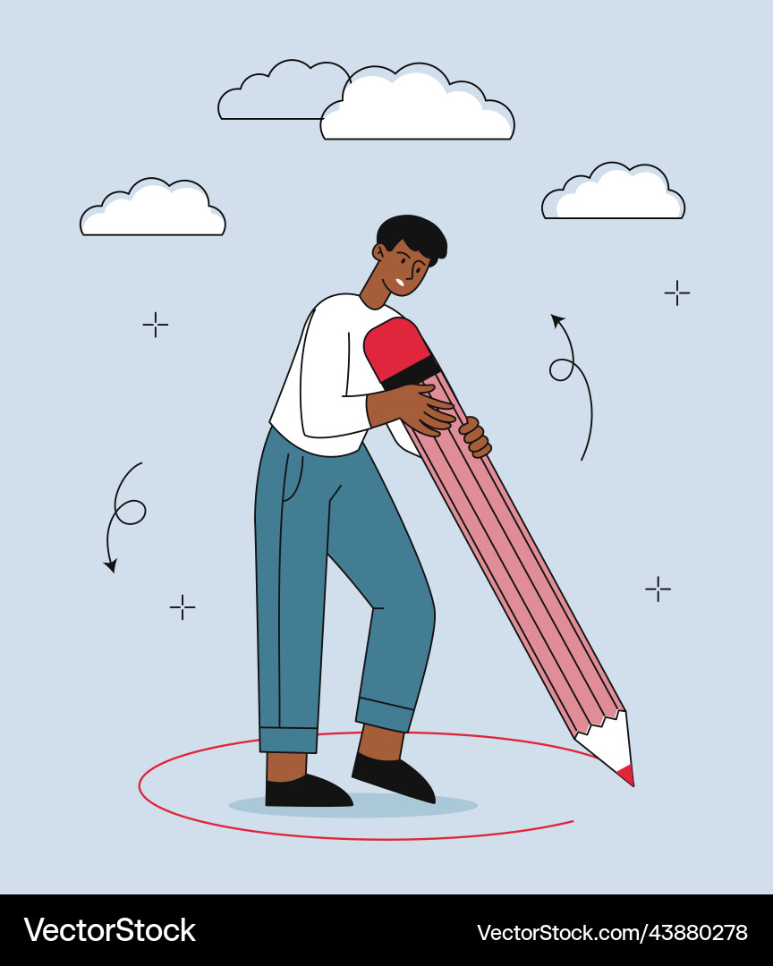 Personal borders concept Royalty Free Vector Image