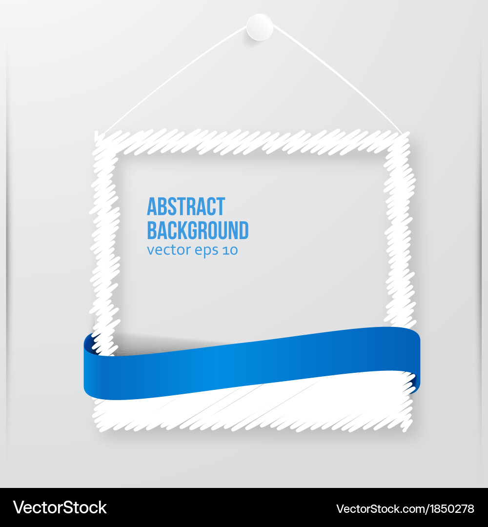 Photo frame banner Royalty Free Vector Image - VectorStock