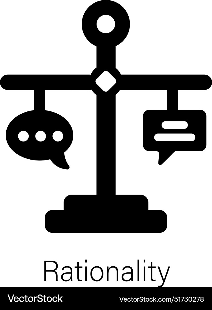 Rationality Royalty Free Vector Image - VectorStock