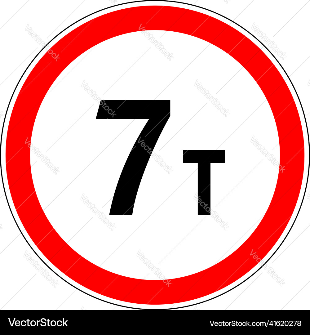 Traffic-road sign Royalty Free Vector Image - VectorStock