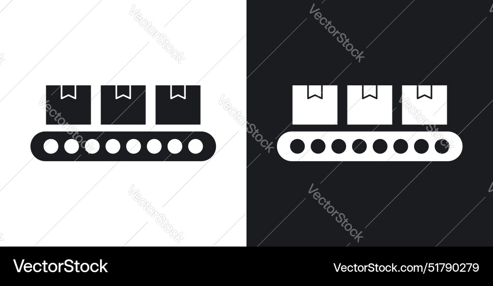 Conveyor belt icon Royalty Free Vector Image - VectorStock