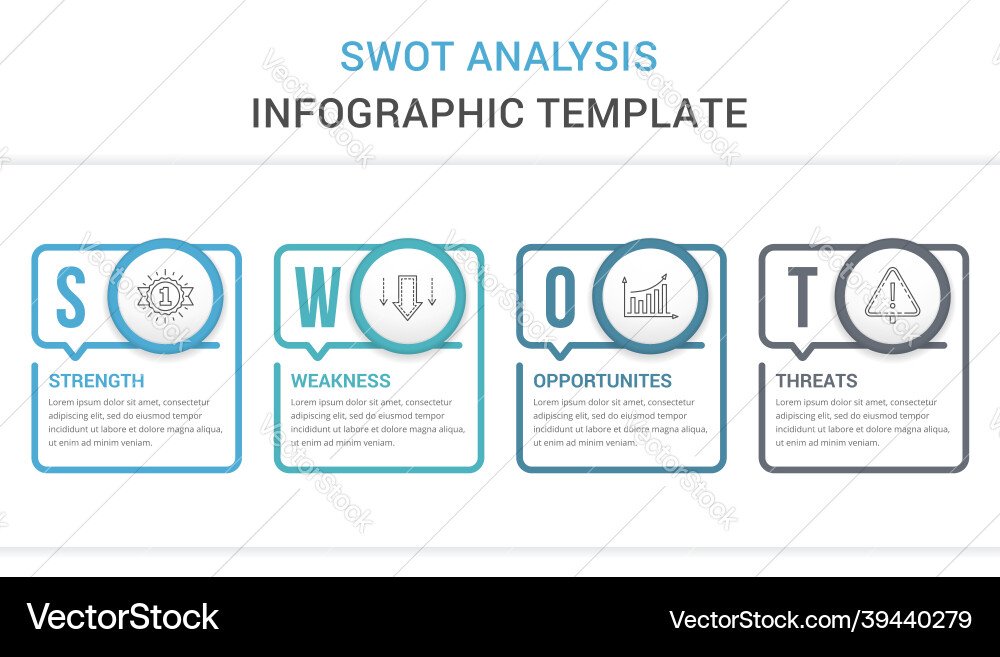 Swod-Analysediagramm Lizenzfreies Vektorbild