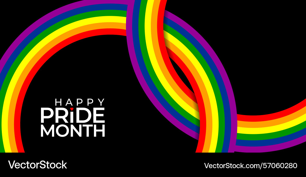 Lgbtq pride month white paper Royalty Free Vector Image
