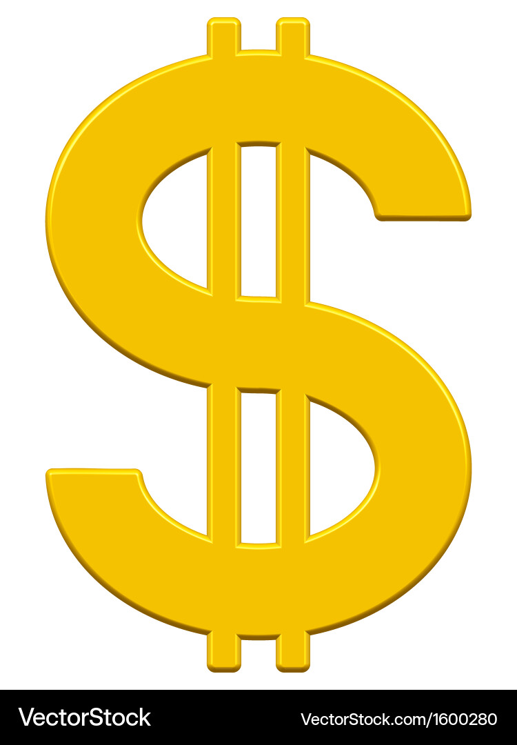 Us dollar Royalty Free Vector Image - VectorStock