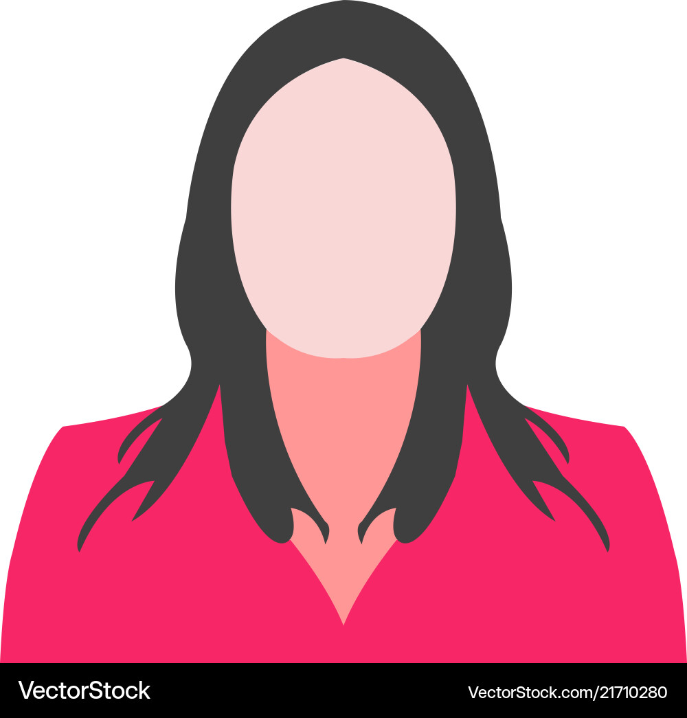 Woman avatar professional icon Royalty Free Vector Image