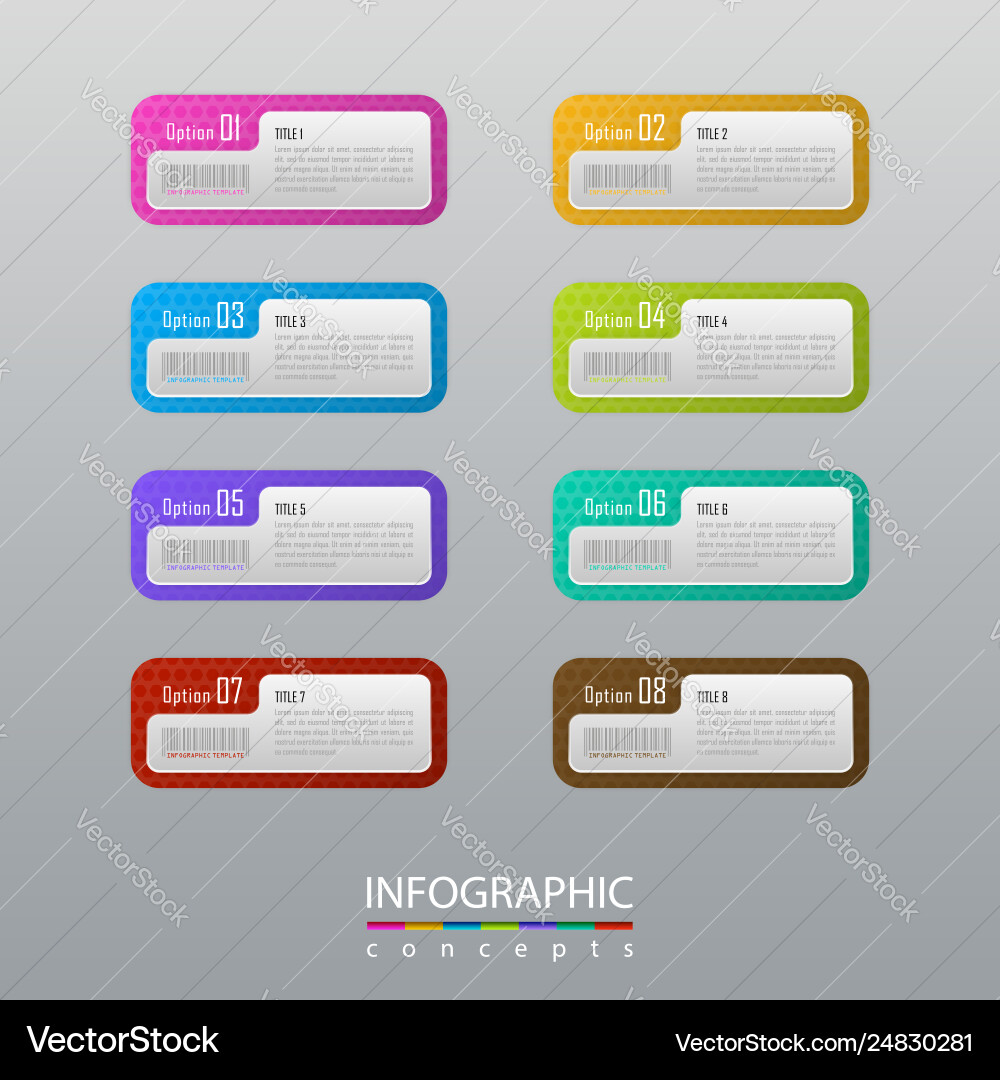 Abstract infographic template for chart diagram Vector Image