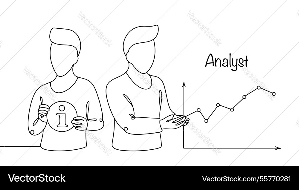 Analyst Royalty Free Vector Image - VectorStock