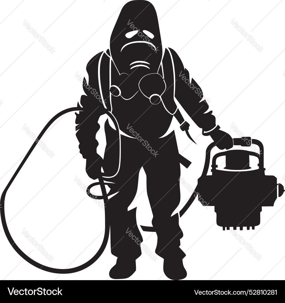 Bug blaster logo symbol infestation investigator Vector Image