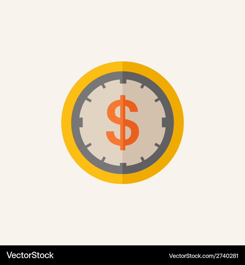 Business flat icon Royalty Free Vector Image - VectorStock