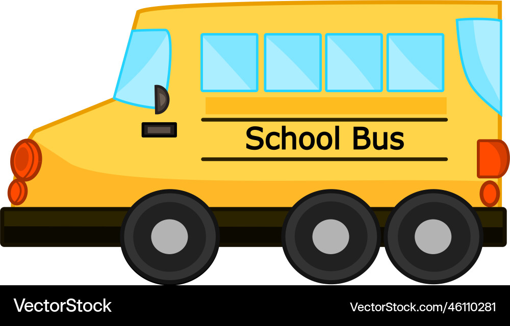 School bus Royalty Free Vector Image - VectorStock